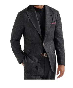 Brunello Cucinelli Pinstripe Blazer