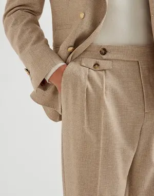 Brunello Cucinelli Houndstooth Trousers