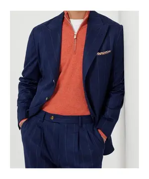 Brunello Cucinelli Chalk Stripe Blazer