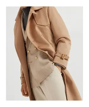 Brunello Cucinelli Double-breasted Cashmere Coat