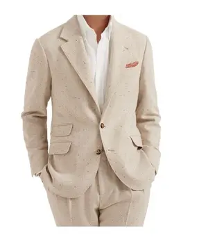 Brunello Cucinelli Notched-lapels Blazer - Light Yellow