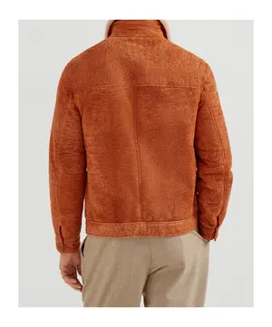 Brunello Cucinelli Shearling-collar Jacket