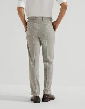 Brunello Cucinelli Pleated-front Check-pattern Trousers