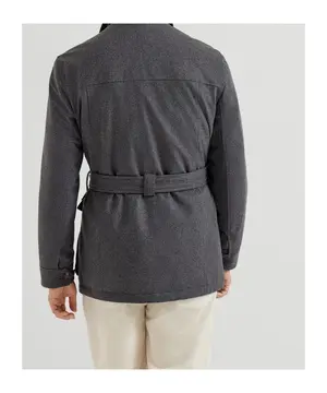 Brunello Cucinelli Belted Padded Jacket