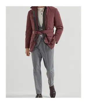 Brunello Cucinelli Belted Safari Jacket