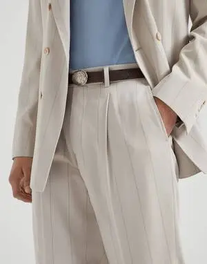 Brunello Cucinelli Pinstripe Tailored Trousers