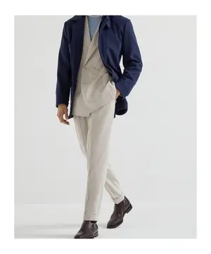 Brunello Cucinelli Pinstripe Tailored Trousers