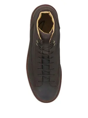 Brunello Cucinelli Lace-up Suede Boots