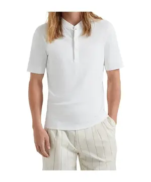 Brunello Cucinelli Short-sleeve Polo Shirt