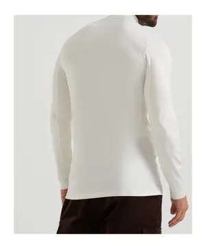 Brunello Cucinelli Turtleneck Logo T-shirt