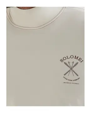 Brunello Cucinelli Turtleneck Logo T-shirt