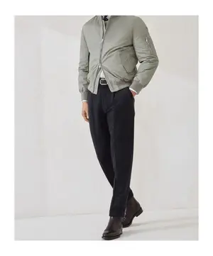 Brunello Cucinelli Pleated Tapered Trousers