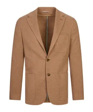 Canali Long-sleeved Suit Jacket - Brown