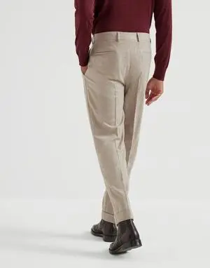 Brunello Cucinelli Pleated Cuffed Trousers