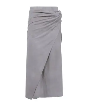 ZIGGY CHEN Asymmetric Jersey Skirt - No