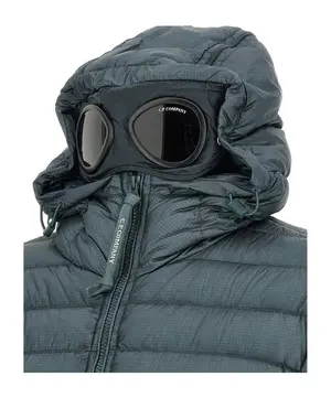 C.P. COMPANY Long-sleeved Hooded Cotton Jacket
