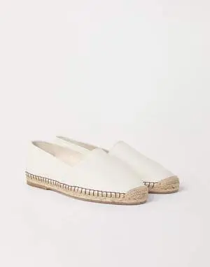 Brunello Cucinelli Leather Espadrilles