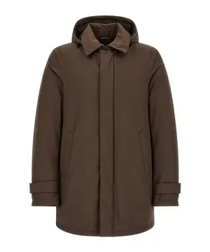 Herno Long-sleeved Padded Jacket - Brown