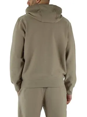 Emporio Armani Zip-up Drawstring Hoodie