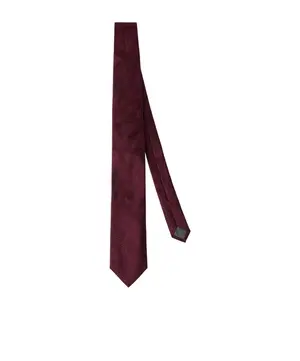 Brunello Cucinelli Silk Tie - Amaranth