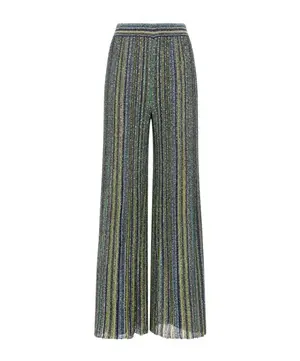Missoni Sequin-embellished Striped Palazzo Pants - Blue