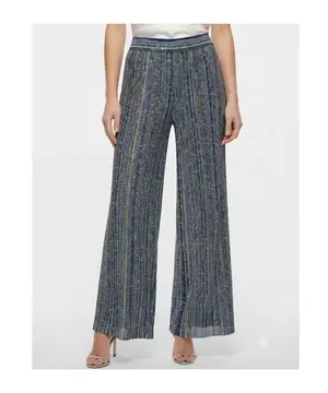 Missoni Sequin-embellished Striped Palazzo Pants