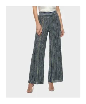 Missoni Sequin-embellished Striped Palazzo Pants