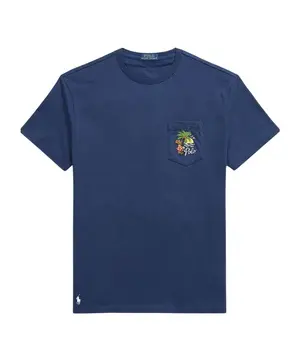 Polo Ralph Lauren Tropical Back-print T-shirt - Blue