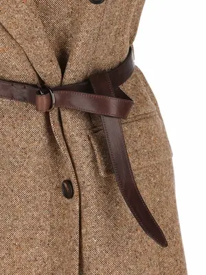 Brunello Cucinelli Double-breasted Belt Vest