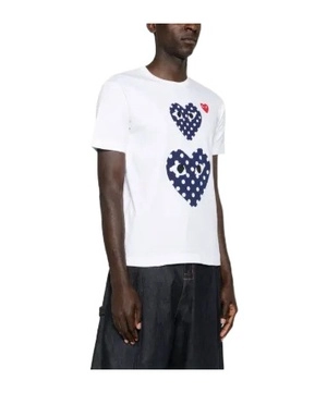 Comme Des Garçons Heart Motif Cotton T-shirt