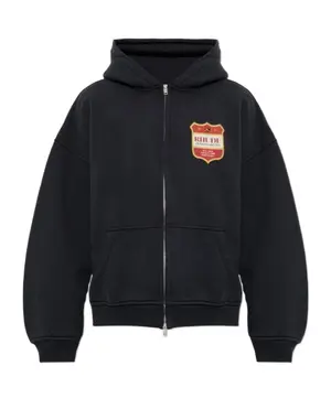 Rhude Full Zip Hooded Sweatshirt