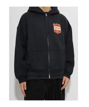 Rhude Full Zip Hooded Sweatshirt
