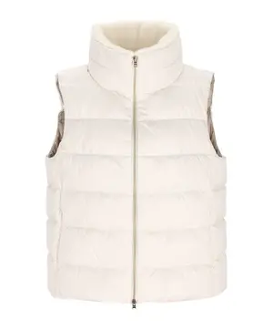 Herno Quilted Vest - White