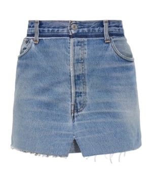 Vetements Belted Skirt - Blue