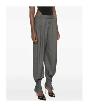 Andamane Buttoned-cuff Elasticated-waist Trousers