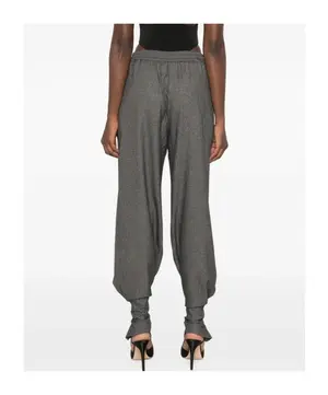 Andamane Buttoned-cuff Elasticated-waist Trousers