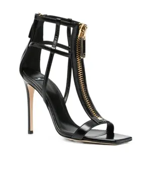 Elisabetta Franchi Square-toe High-heeled Sandals