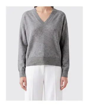 Brunello Cucinelli V-neck Cashmere Sweater - Grey