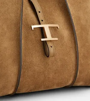 TOD'S Timeless Shopping Bag In Suede