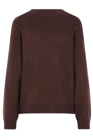 Brunello Cucinelli Sequinned V-neck Jumper