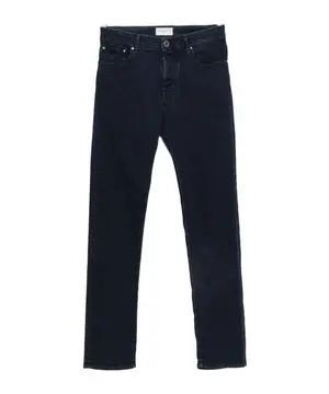 Jacob Cohen Logo Patch Slim-fit Jeans - Dark Blue