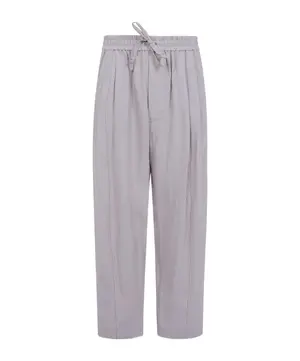 ZIGGY CHEN Elastic-waist Casual Trousers
