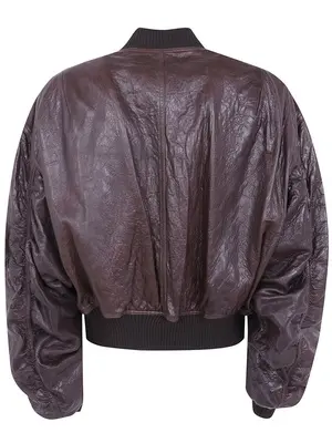 Rick Owens Long-sleeve Leather Jacket
