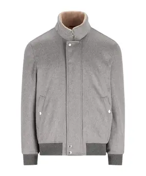Brunello Cucinelli Funnel-neck Zip Jacket