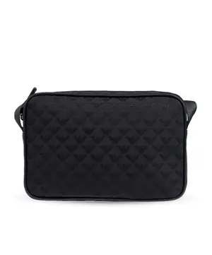 Emporio Armani Logo Jacquard Zip-up Shoulder Bag