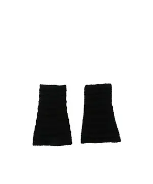 LISA YANG Zarie Ribbed Cashmere Hand Warmers - Black