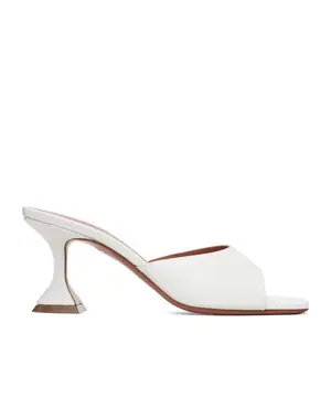 Amina Muaddi Lupita 70 High-heeled Sandals - White