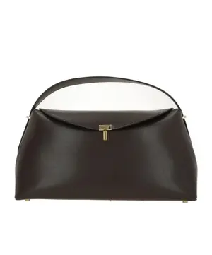 TOTEME T-lock Shoulder Bag - Black