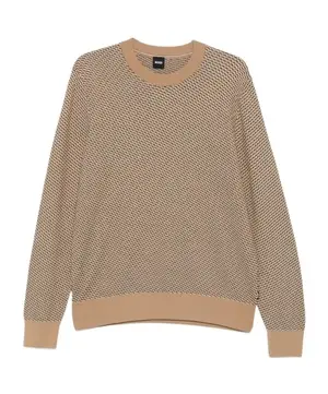 Hugo Boss Geometric-pattern Sweater