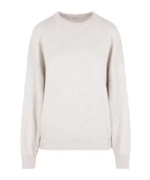 Brunello Cucinelli Long-sleeved Crewneck Jumper - White
